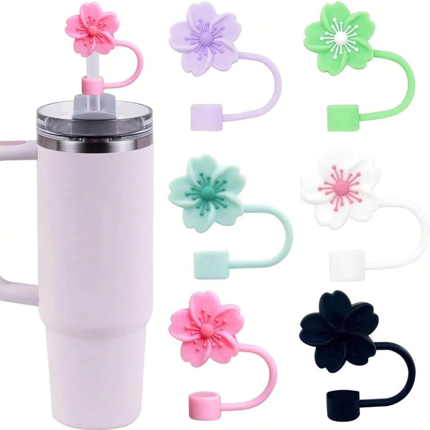 Begonia Flower Straw Covers – Tips for Large 30/40 oz Tumbler Straws ...